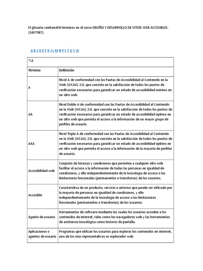El Glosario | PDF | HTML | Red mundial