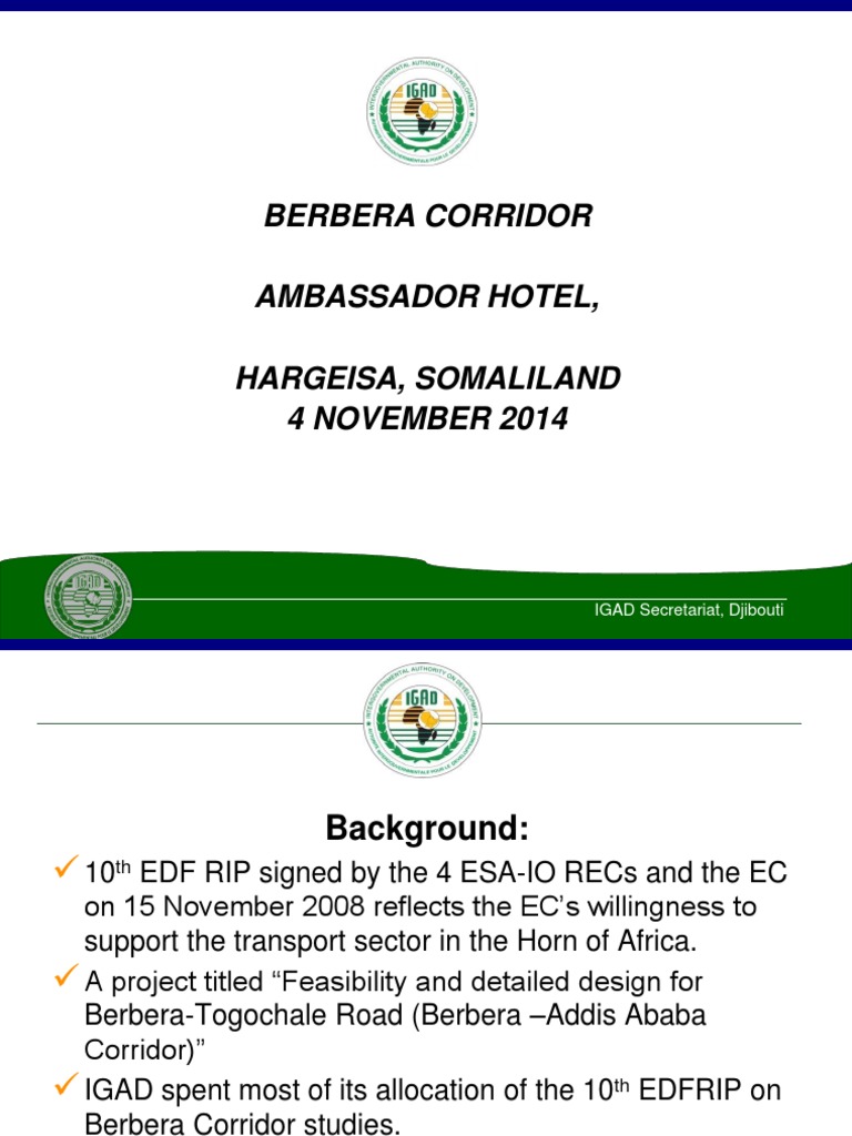 15 IGAD Berbera Corridor | PDF | Economies | Business