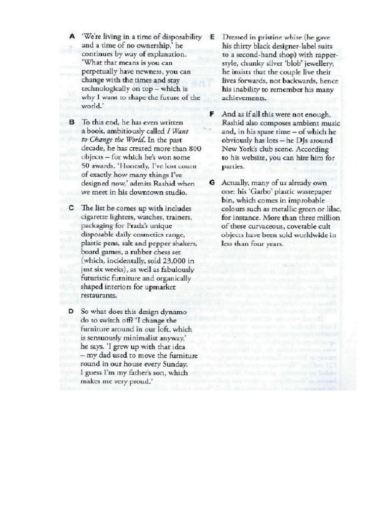 Reading Part 7 Breaking The Mould Pdf