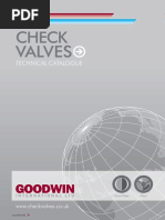 Product Information - Goodwin Axial Check Valves | PDF | Valve | Steel