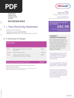 British Gas Example Bill | PDF | Invoice | Cheque
