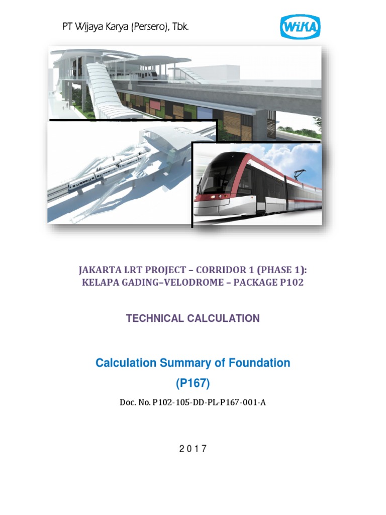Calculation Summary of Pile Foundation | PDF | Silt | Deep Foundation