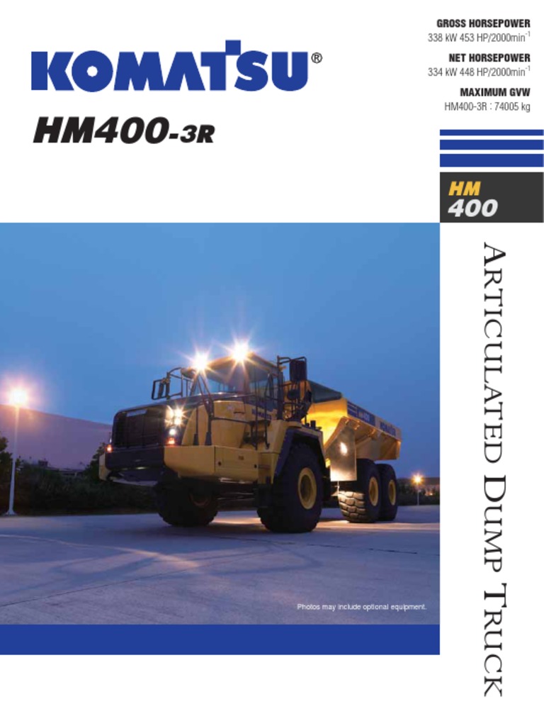 HM400-3R Leaflet Cen00510-01 - 86997 PDF | PDF | Suspension (Vehicle ...