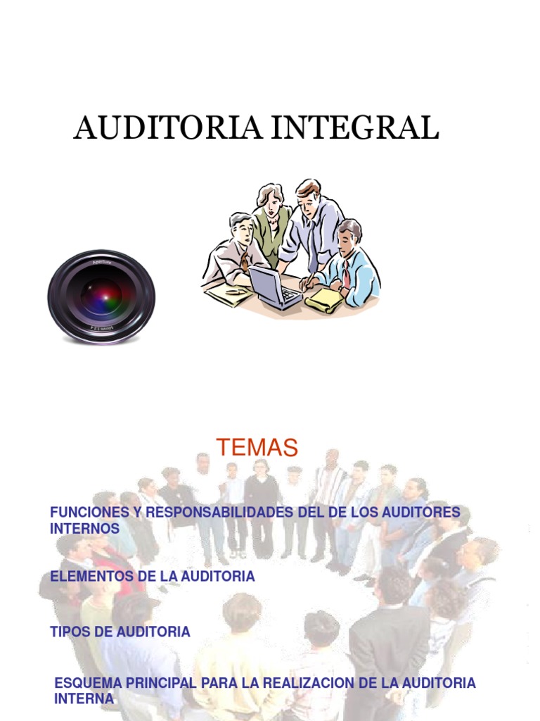 Auditoria Integral PDF | PDF | Auditoría financiera | Contralor