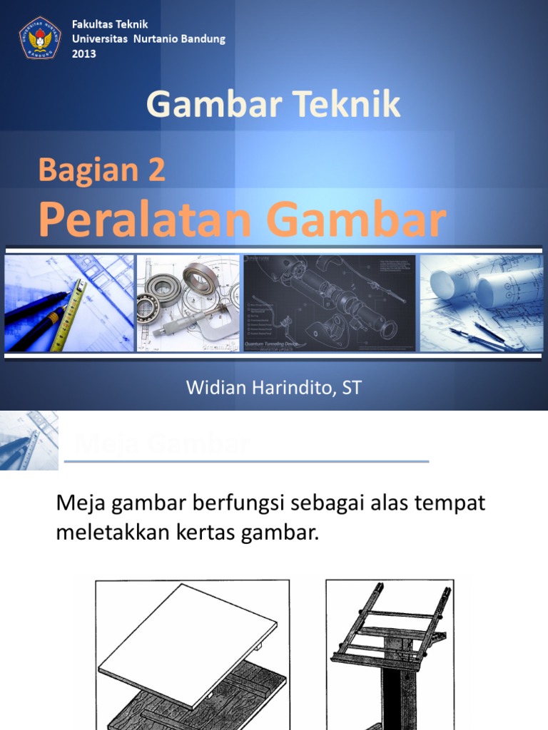Gamtek Bag. 2 Peralatan Gambar | PDF