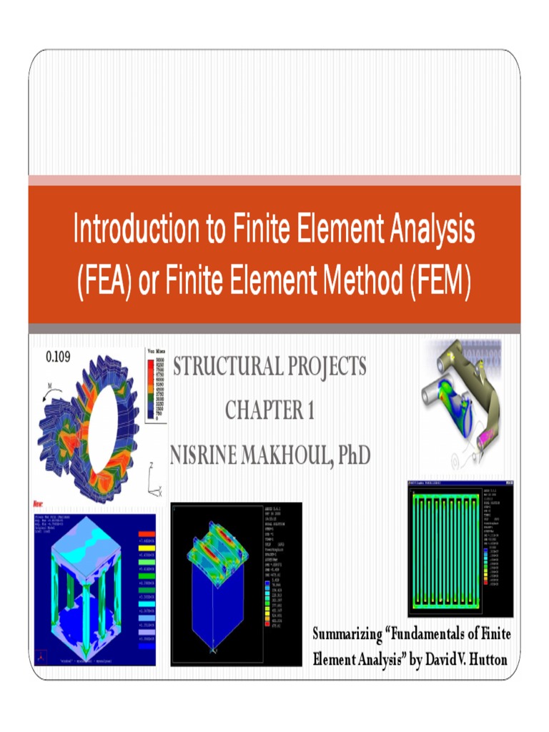 CHAPTER 1 - Introduction To Finite Element Analysis - V2 PDF | PDF | Stress–Strain Analysis ...