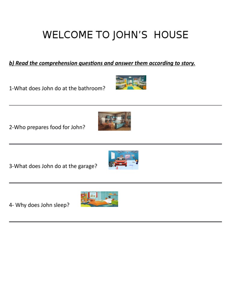 John's House Comprehension Questions | PDF