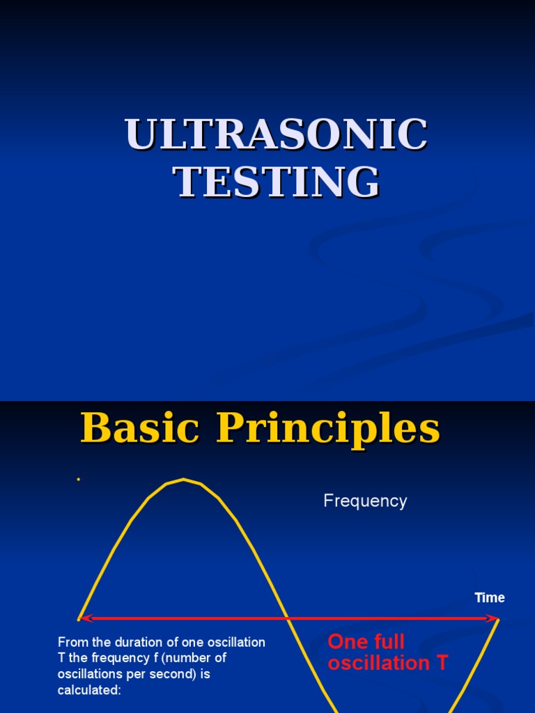 Ultrasonic Testing Principles Explained | PDF | Refraction | Waves