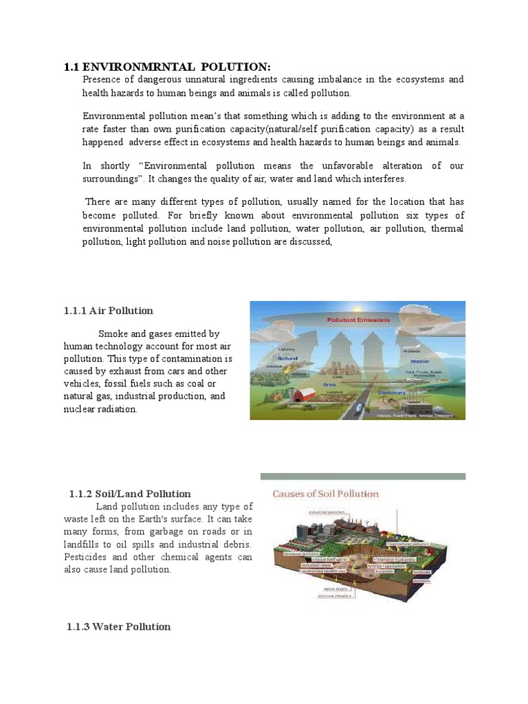 Environmrntal Polution | PDF | Environmental Protection | Pollution