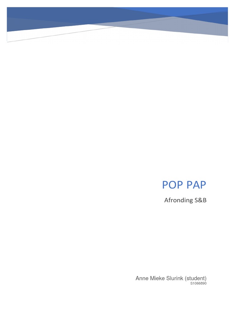 Pop Pap | PDF