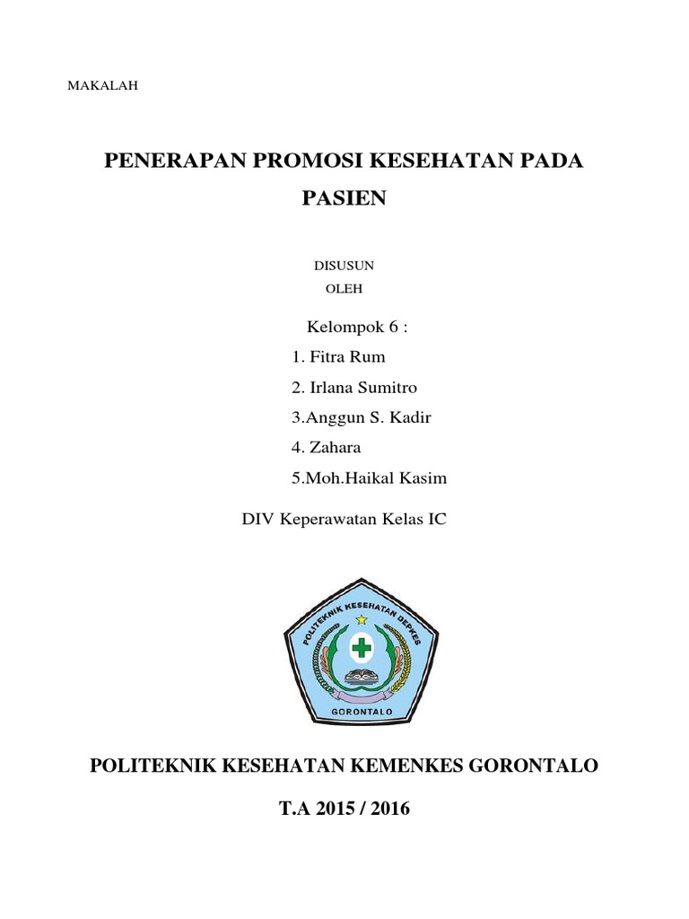 Makalah Promkes | PDF