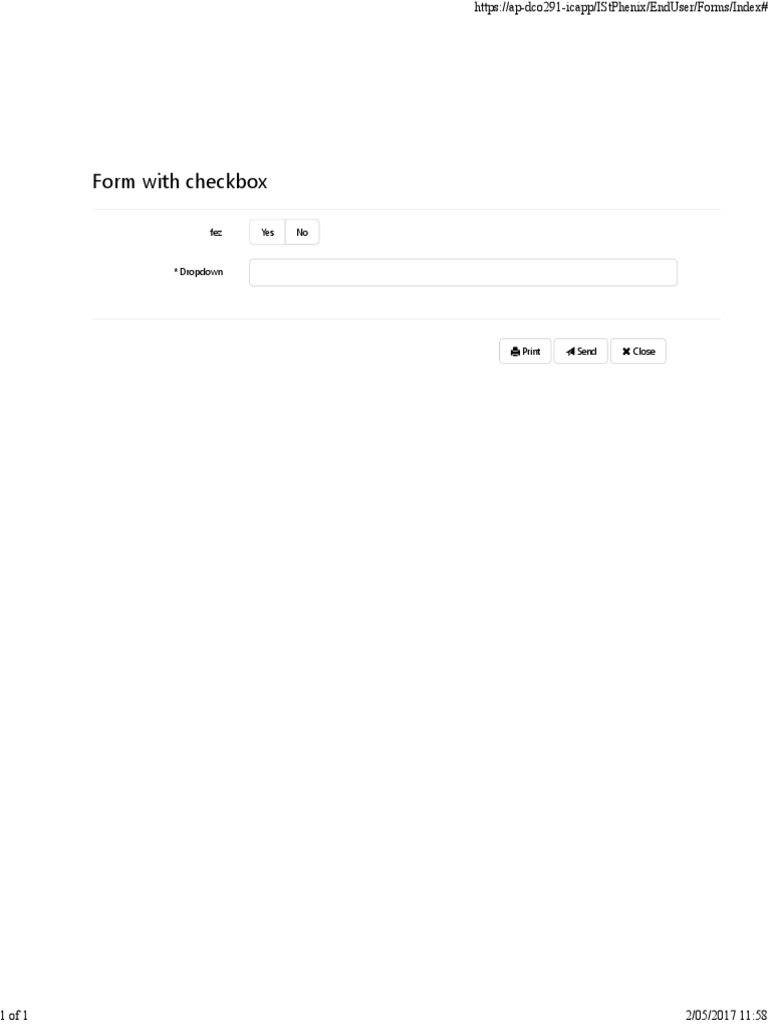 Form With Check Box | PDF