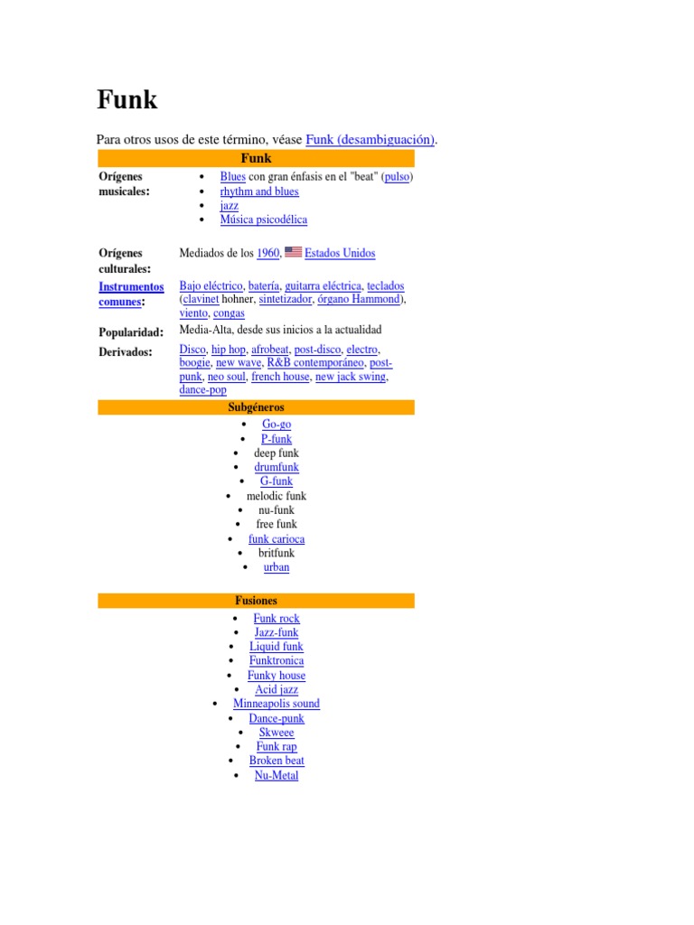 Funk Descargar Gratis Pdf Canguelo Música