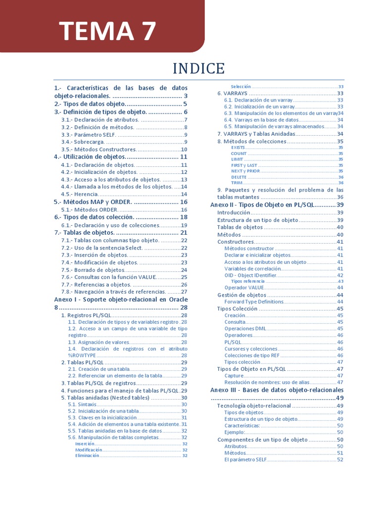 BD07 | PDF | Objeto (informática) | Programación orientada a objetos