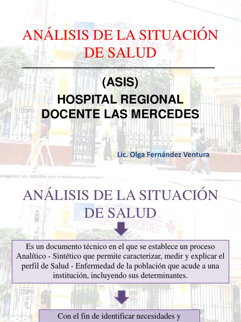 Analisis de La Situacion de Salud (Asis) | PDF | Hospital | Cuidado de ...