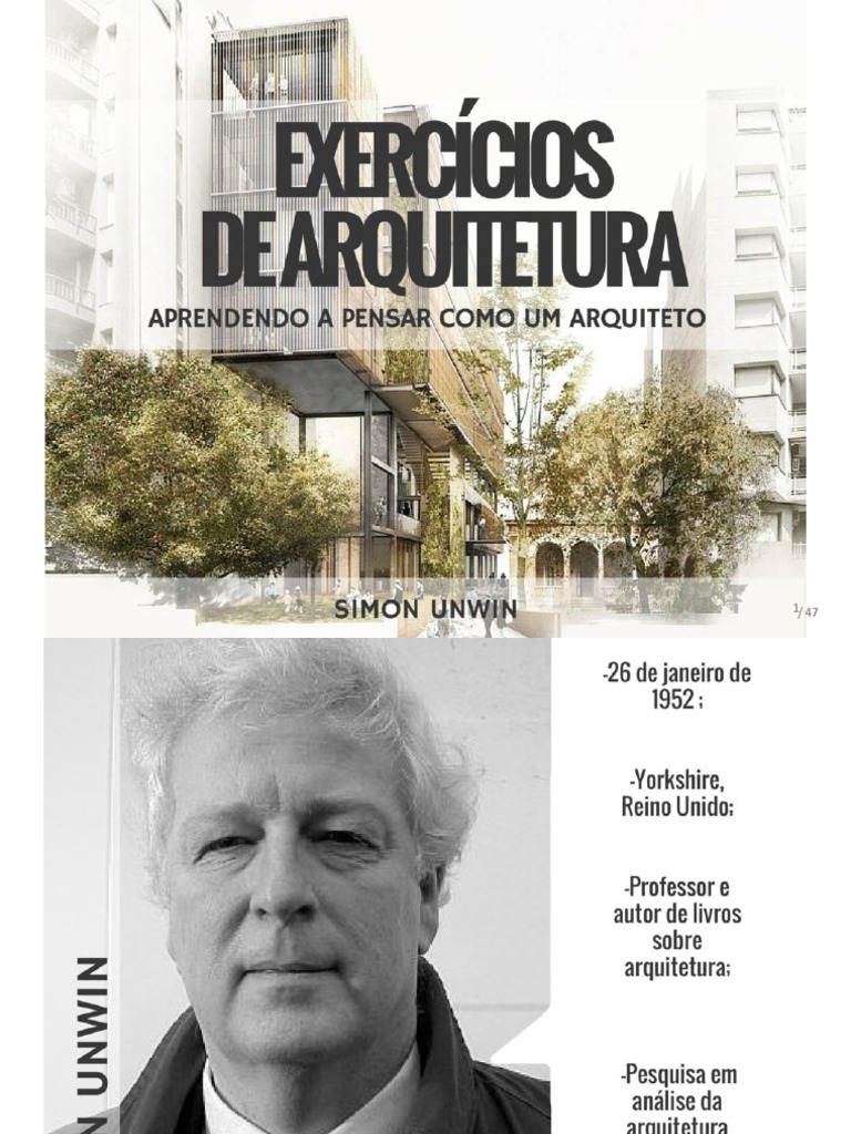 Simon Unwin Exercicios de Arquitetura | PDF