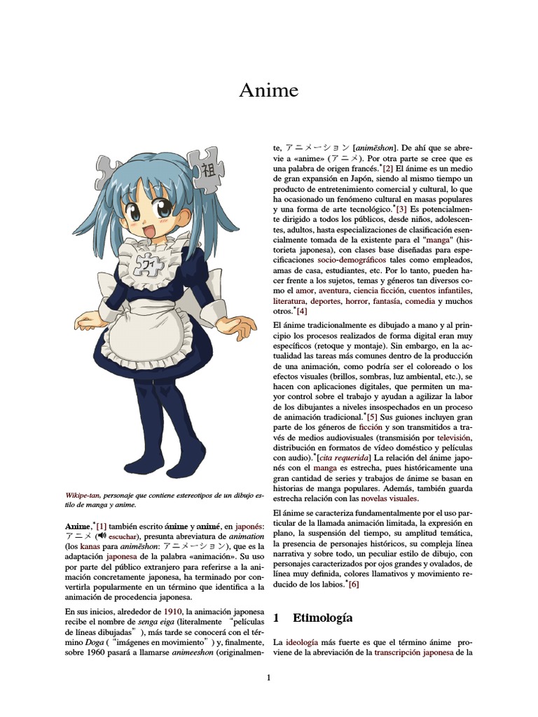 Anime | PDF | Anime | Animación