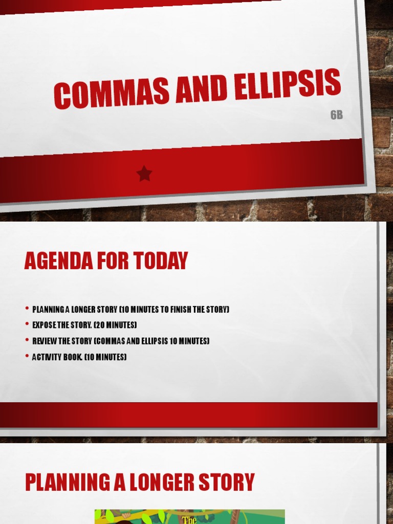 Commas and Ellipsis | PDF | Ellipsis | Punctuation