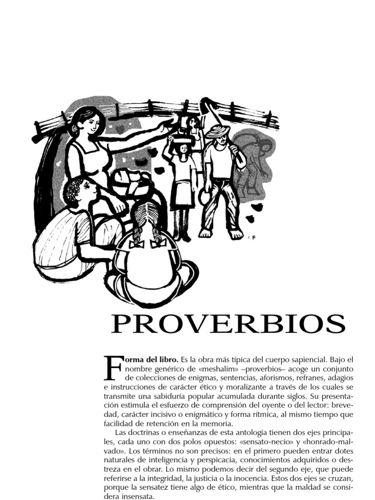 Proverbios | Descargar gratis PDF | Libro de proverbios | Sabiduría