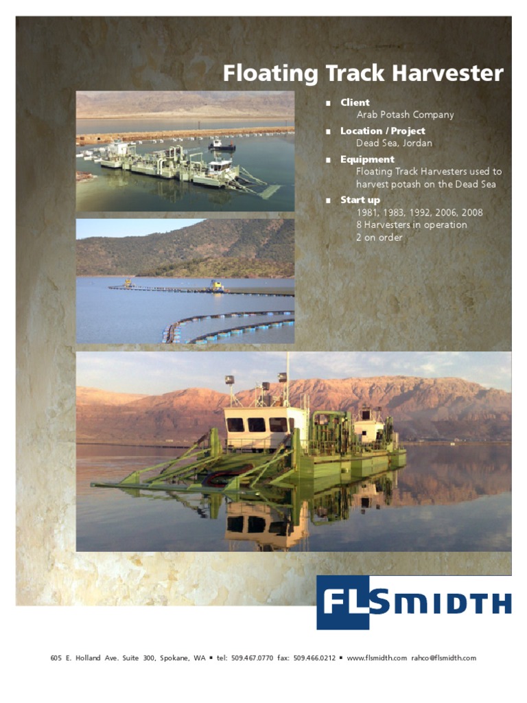 Floating Track Harvesters for Potash | PDF