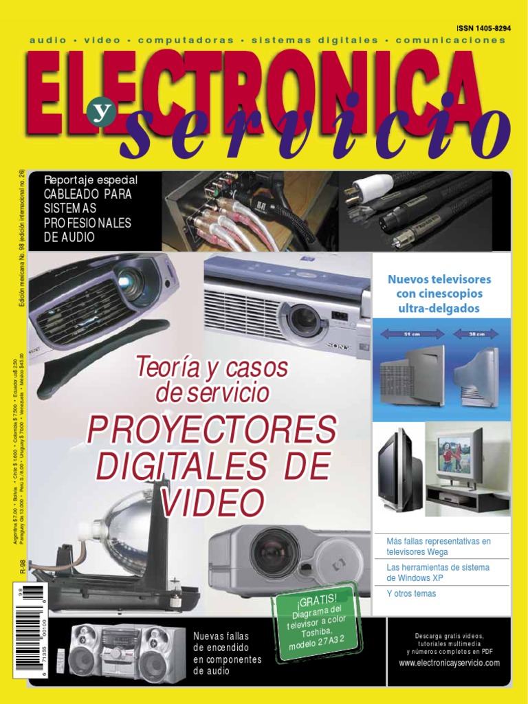 Revista Electrónica y Servicio No. 98 | Tubo de rayos catódicos | Electrón