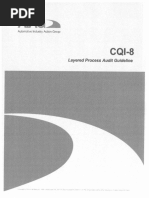 CQI-8 Layered Process Audit 2nd Edition | PDF
