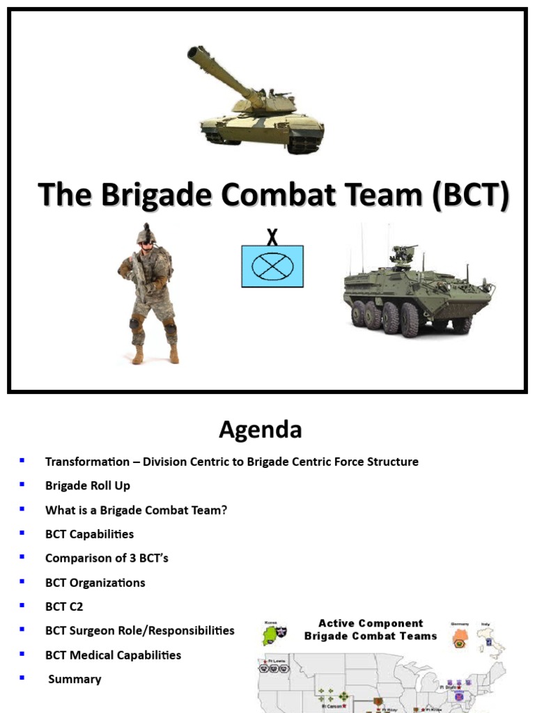 Brigade Combat Team | PDF | Brigade | Battalion