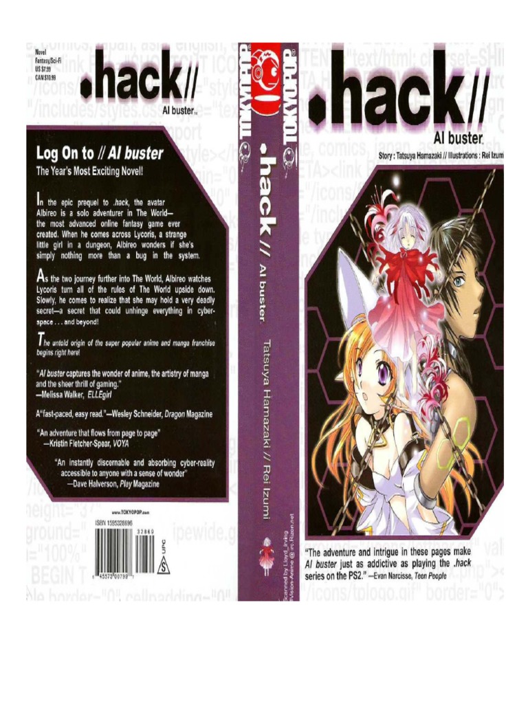 Dot Hack AI Buster Volume 1 | PDF