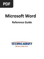 Microsoft Word 2016 Manual | PDF | Microsoft Word | Window (Computing)