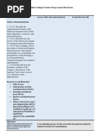 Executive Branch Lesson Plan Template | PDF | Presidents Of The United ...