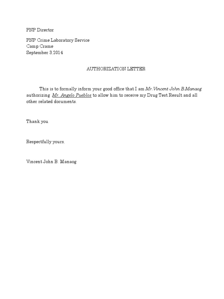 3 Authorization Letter | PDF | Gun Politics | Firearms