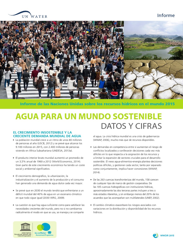 Agua en El Mundo PDF | PDF | Urbanización | Agua