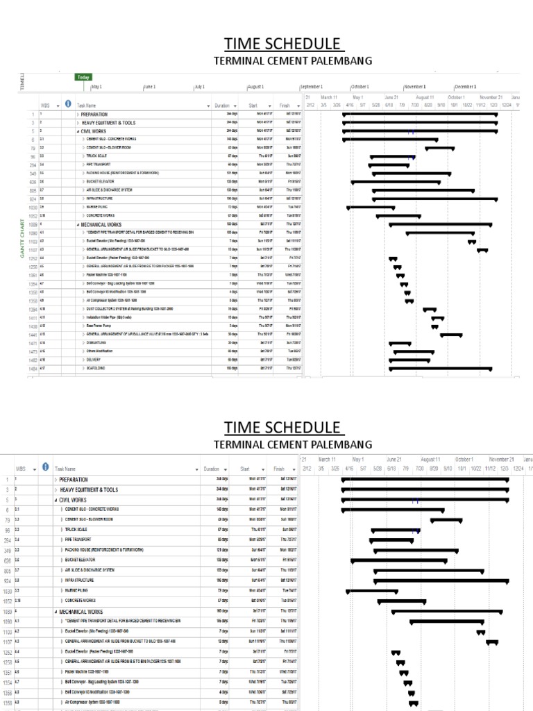 Schedule Microsoft Project | PDF