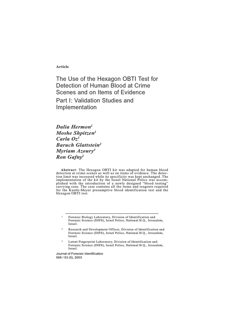 Hexagon Obti Test | PDF