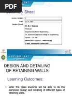 Dike Wall Design | PDF | Solid Mechanics | Civil Engineering