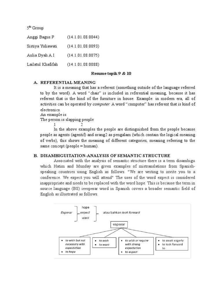 Summary Translation | PDF | Lexical Semantics | Word