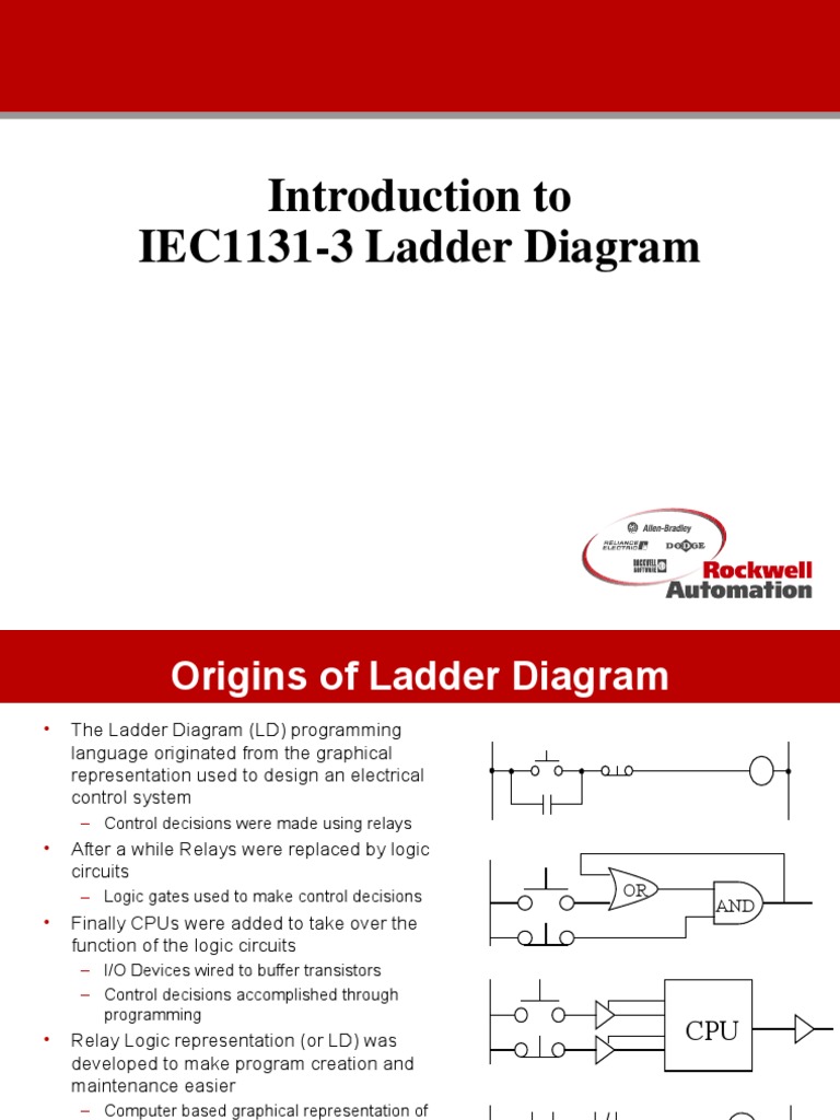 Ladder Diagram | PDF | Input/Output | Programmable Logic Controller
