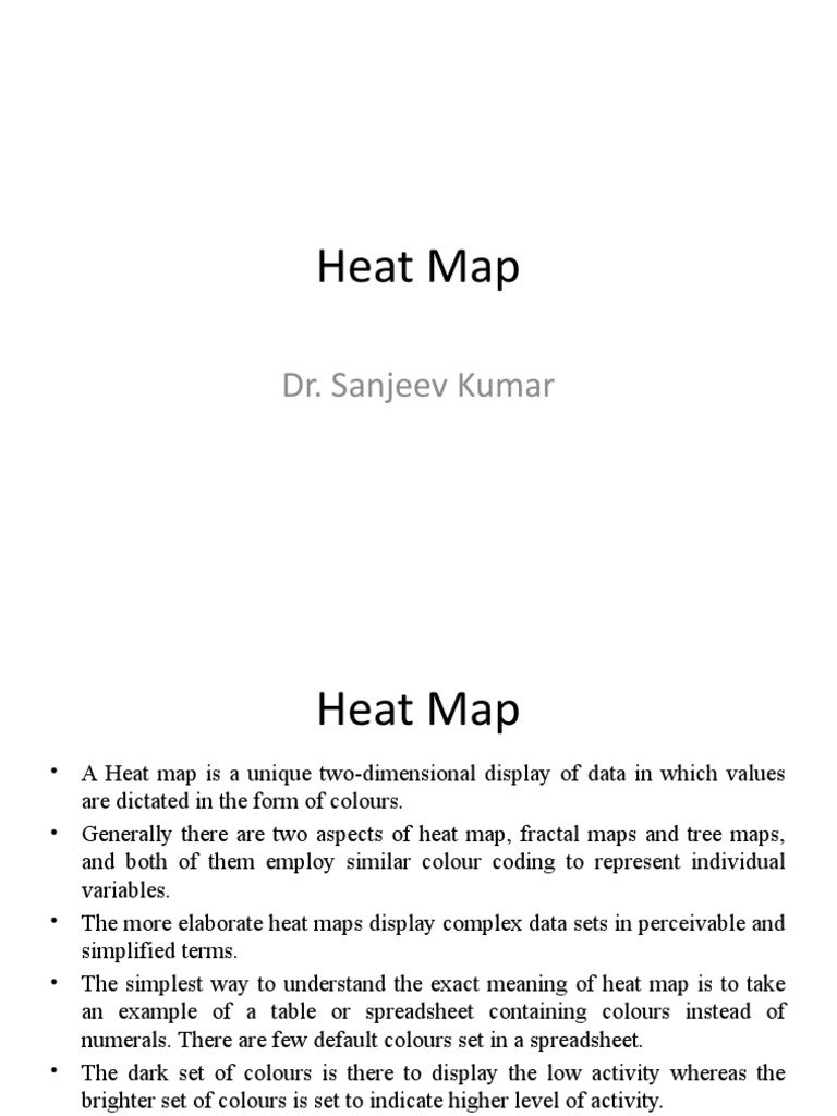 Heat Map | PDF | Map | Infographics
