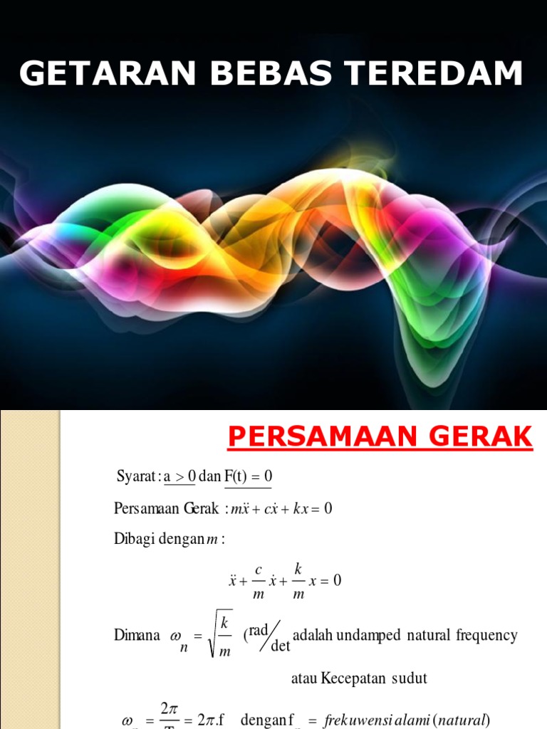 Getaran Bebas Teredam | PDF