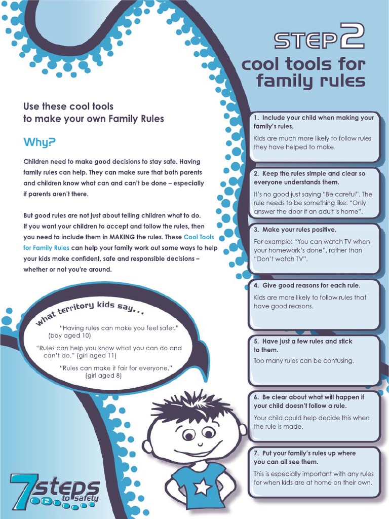 Step 2 Cool Tools For Family Rules | PDF