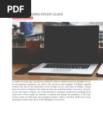 Study Leave Contract for Government Employees | PDF | Notary Public | Public Law