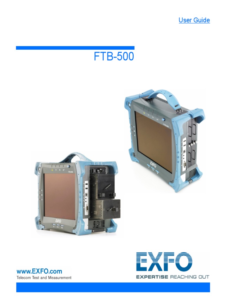 User Guide FTB-500 English (1065807) (192533) PDF | PDF | License ...
