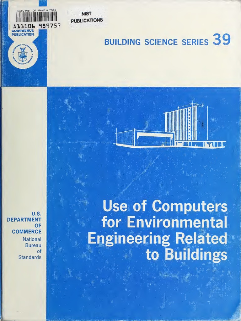 Use of Computers For Environmental Epgineering Related To Buildings ...