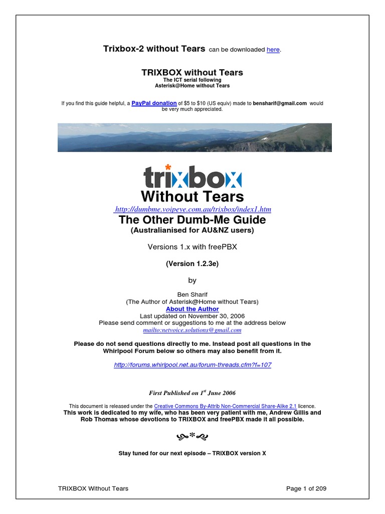 Trixbox Without Tears PDF | PDF