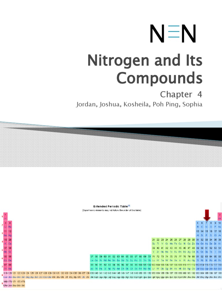Nitrogen Compounds and Ammonia Chemistry | PDF | Ammonia | Chemistry