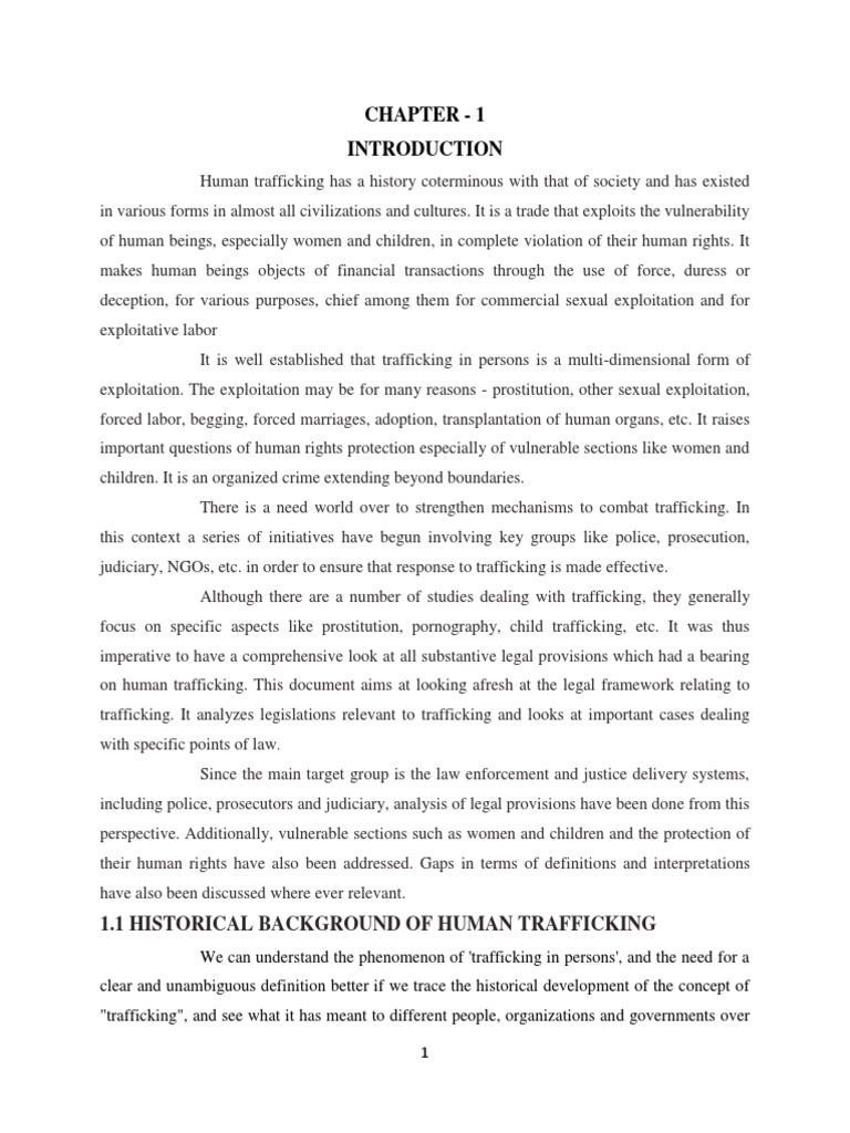 Human Trafficking Pdf Human Trafficking Sexual Slavery