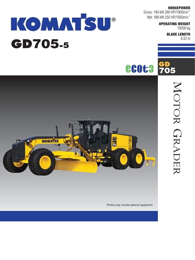 GD705-5 Leaflet Cen00564-00 - 89966 | PDF | Transmission (Mechanics ...