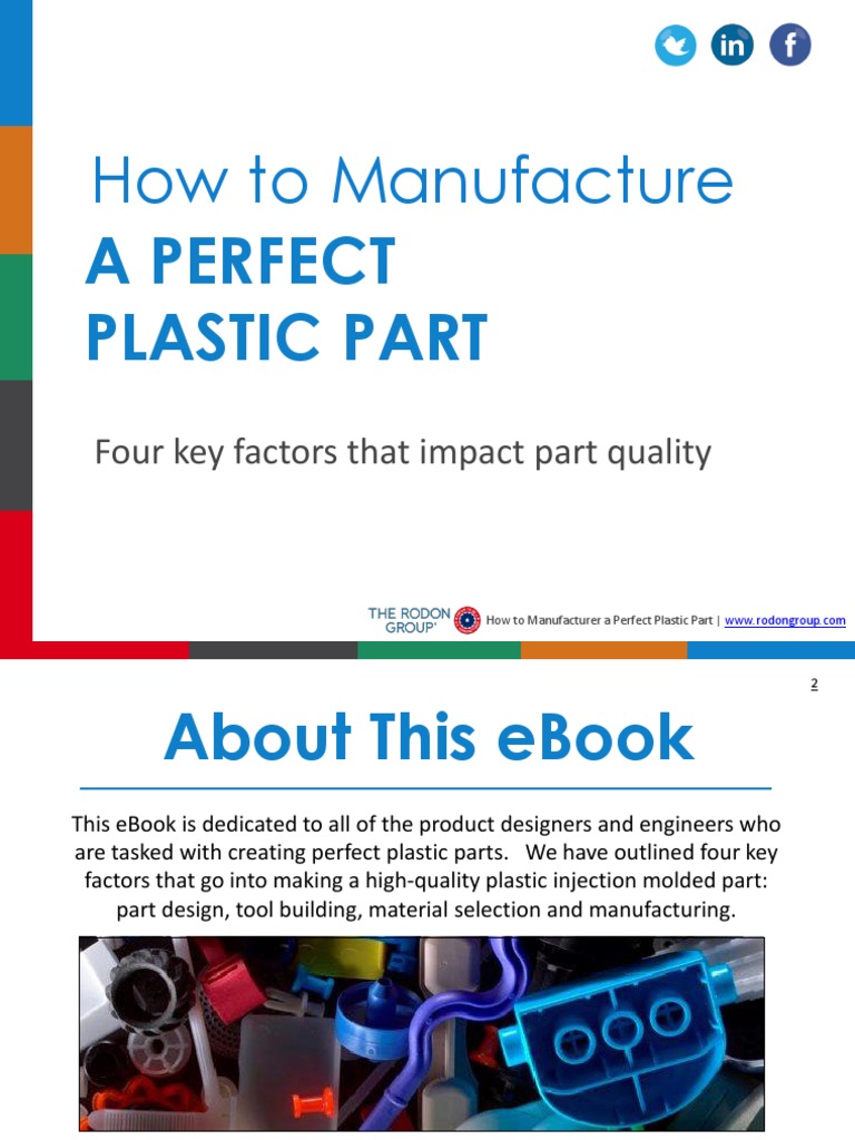 Ebook - Manufacturing A Perfect Plastic Part - Final | PDF | Casting ...