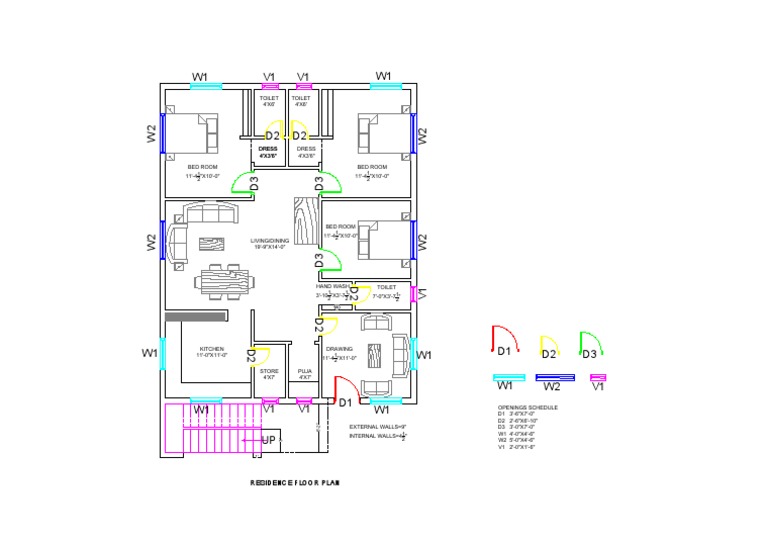 Residence Floor Plan-Model - pdf12 | PDF