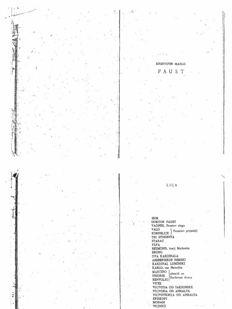 Kristofer Marlo - Faust | PDF